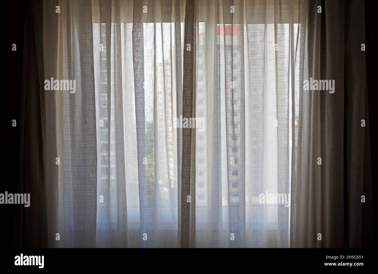 Window curtains hi-res stock photography and images - Alamy