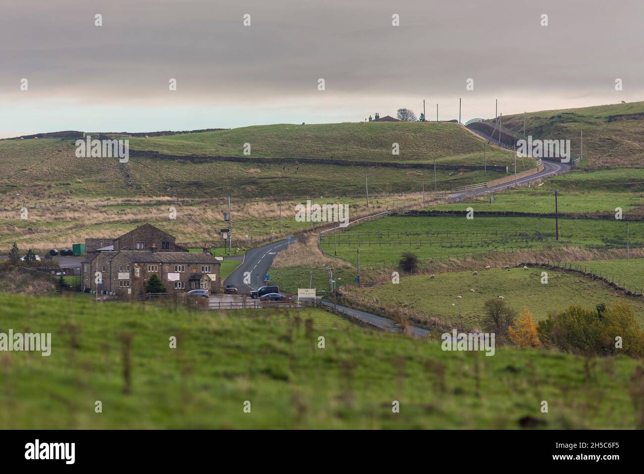 Oxenhope's name derives from the Old English hop which means valley ...