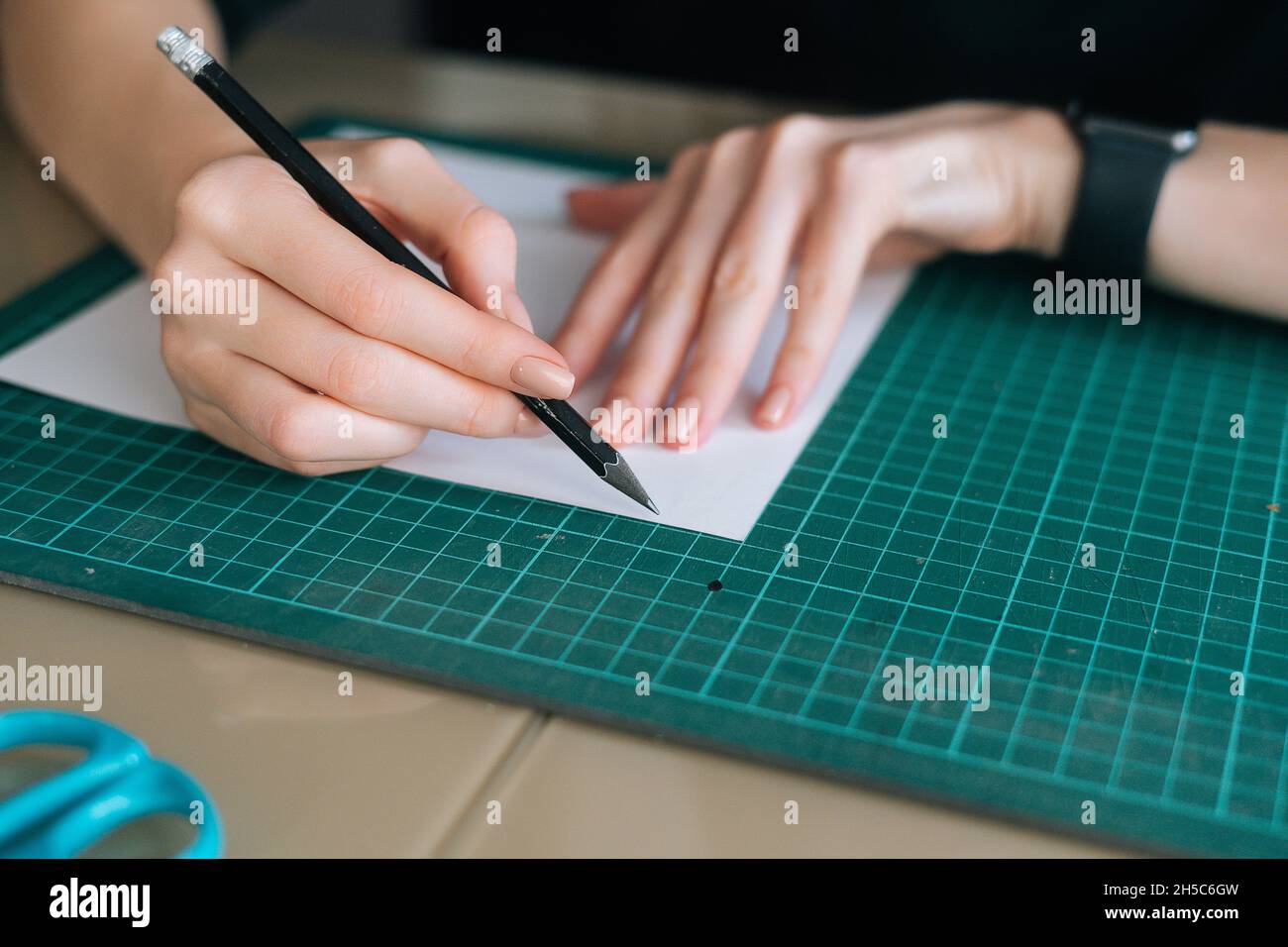 Geometric mark making hi-res stock photography and images - Alamy