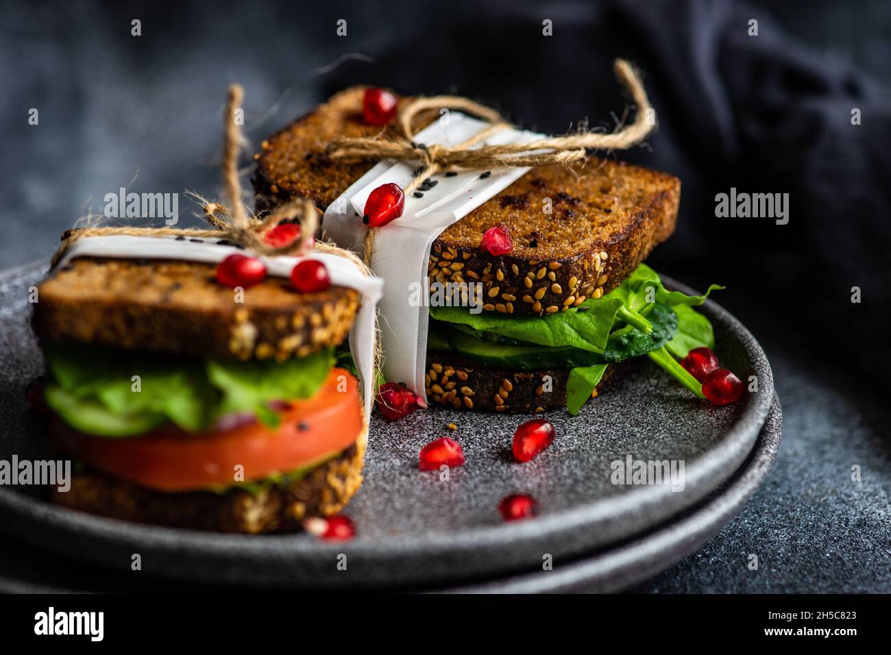Sandwich wrapped hi-res stock photography and images - Alamy