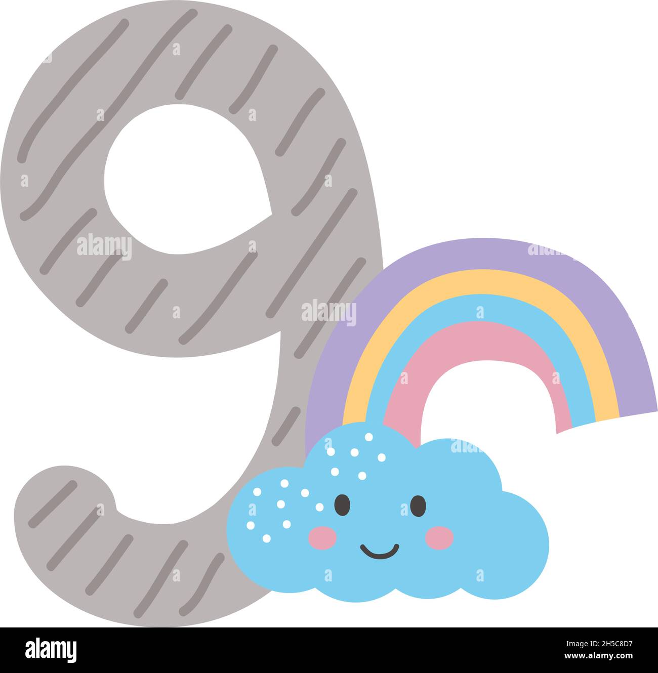 9 month baby Stock Vector Images - Alamy