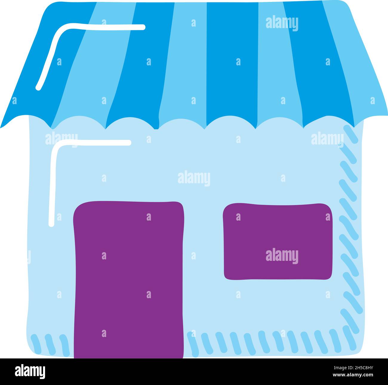 blue store design over white Stock Vector Image & Art - Alamy