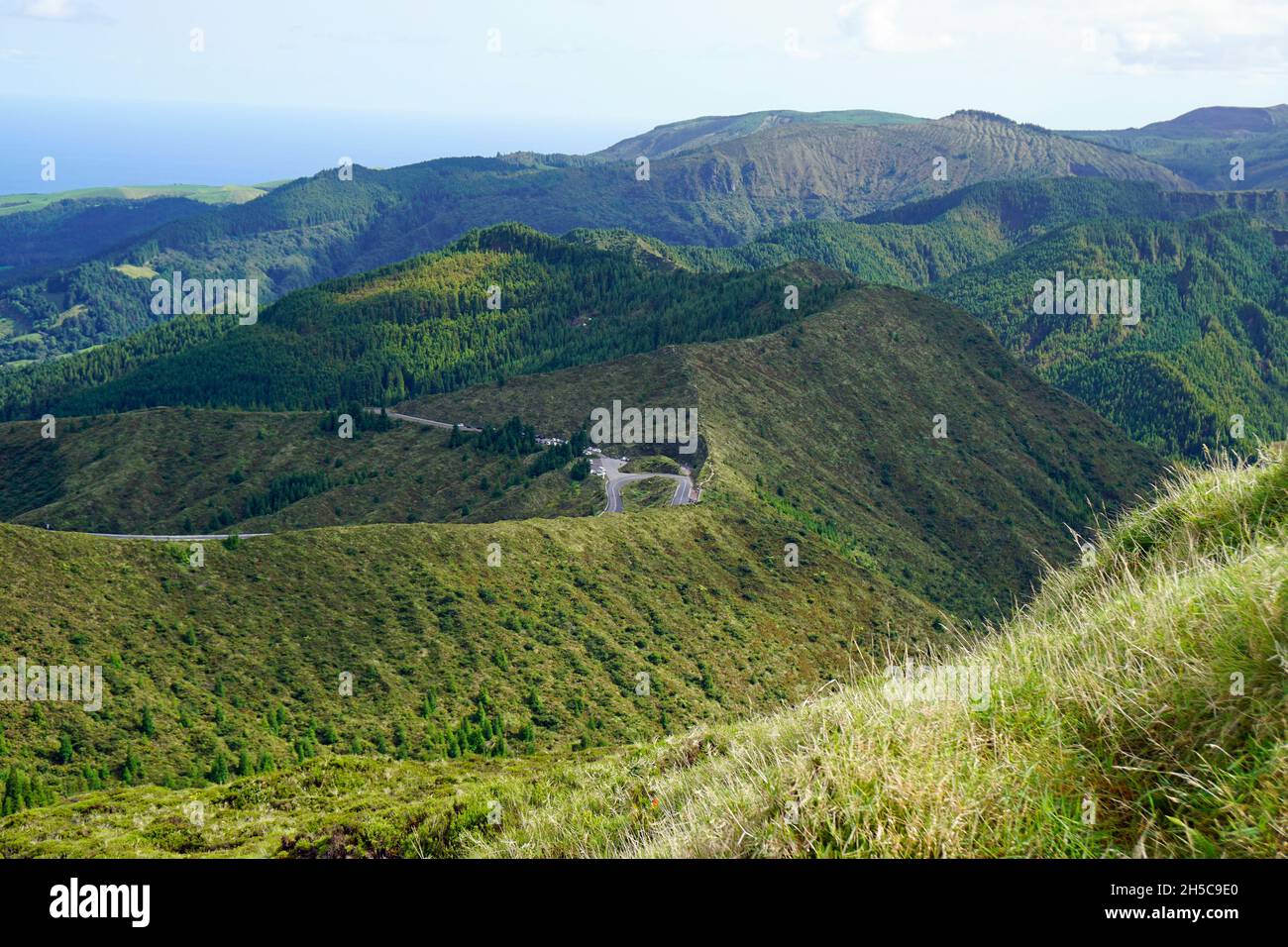amazing landscape on the azores islands Stock Photo - Alamy