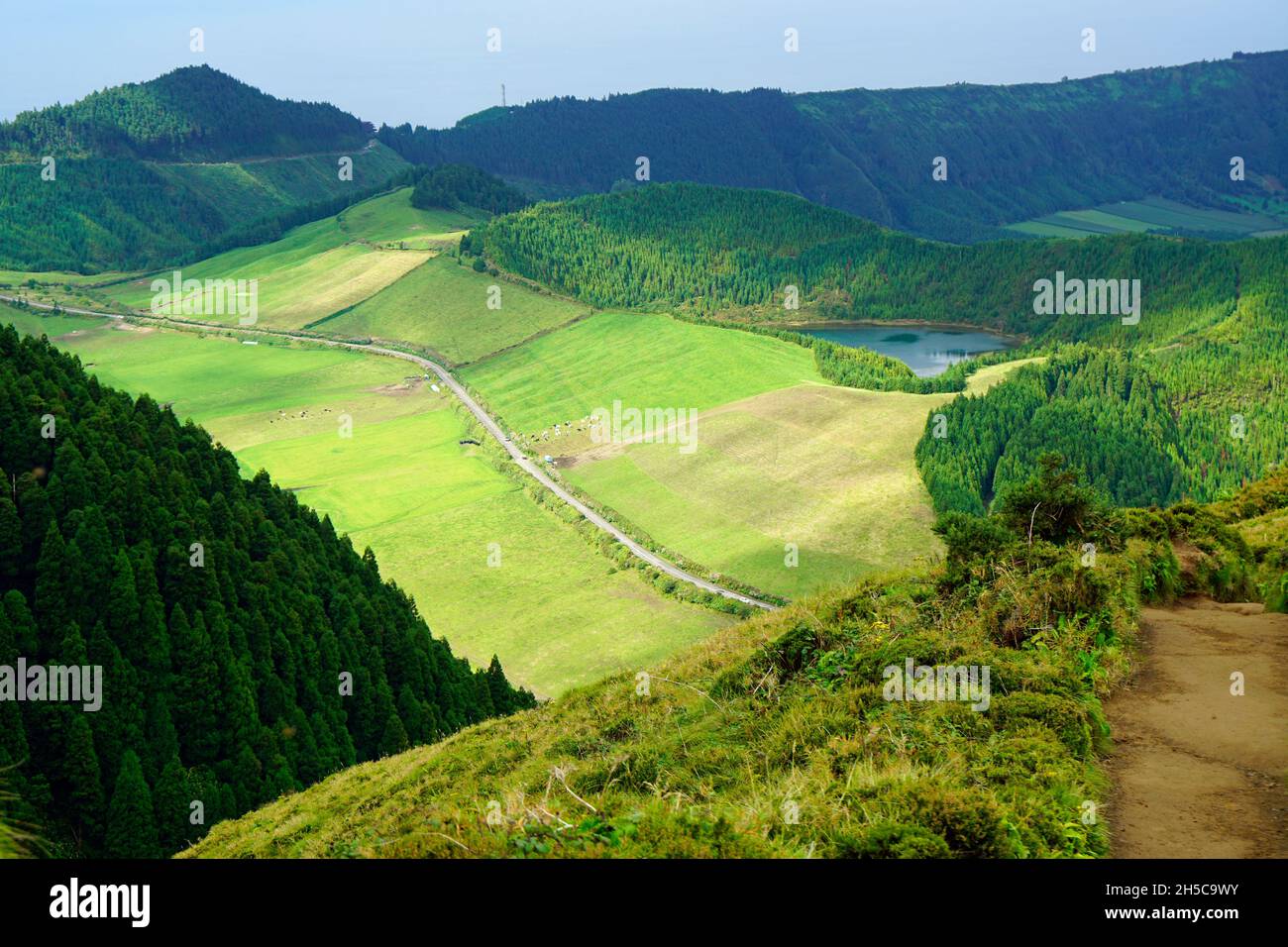 amazing azores landscape Stock Photo - Alamy
