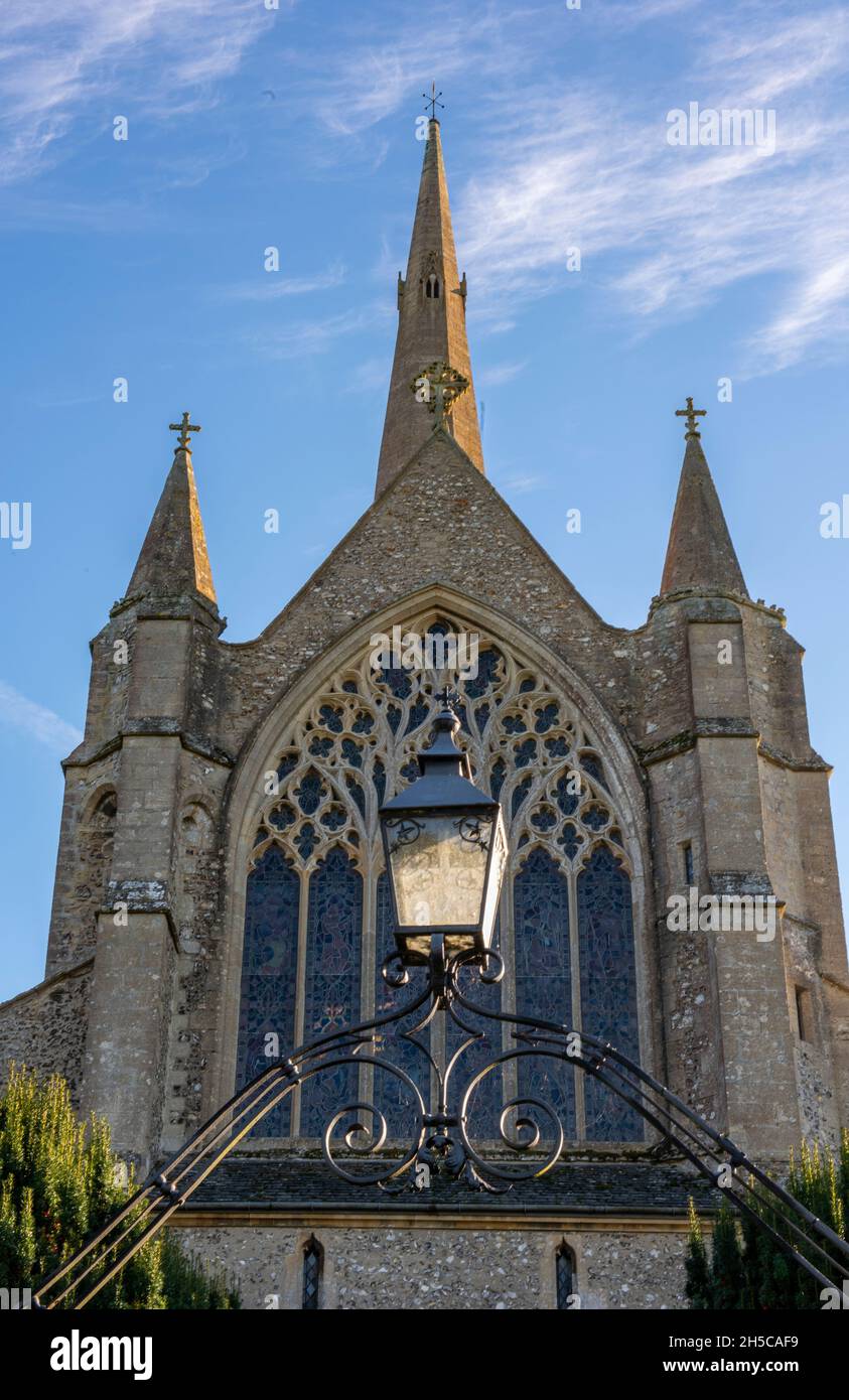 st mary's church snettisham in north norfolk, important 14th century ...