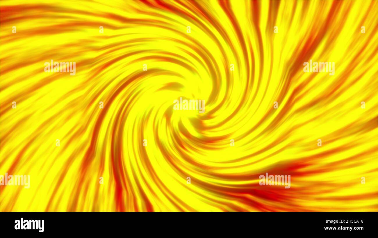 Neon 3d render spiral moving in space. Futuristic whirlpool in dark sky ...