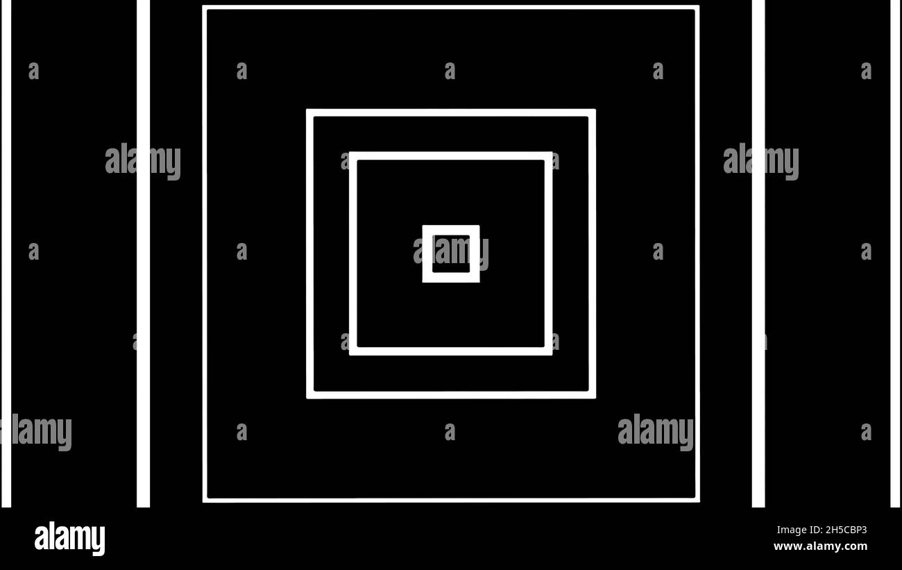 Different shape square shapes on black background Stock Photo - Alamy