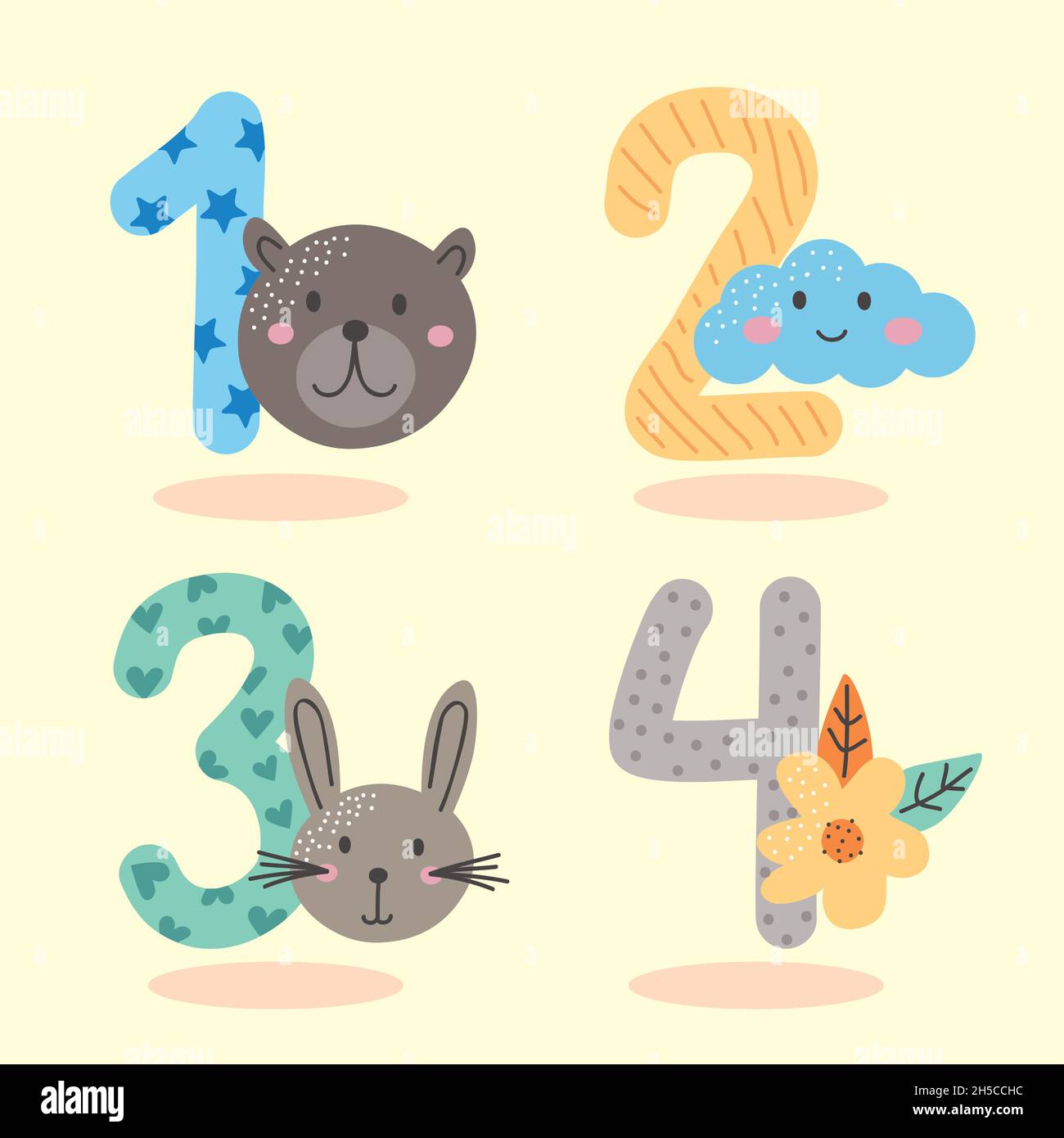 Four months baby Stock Vector Images - Alamy