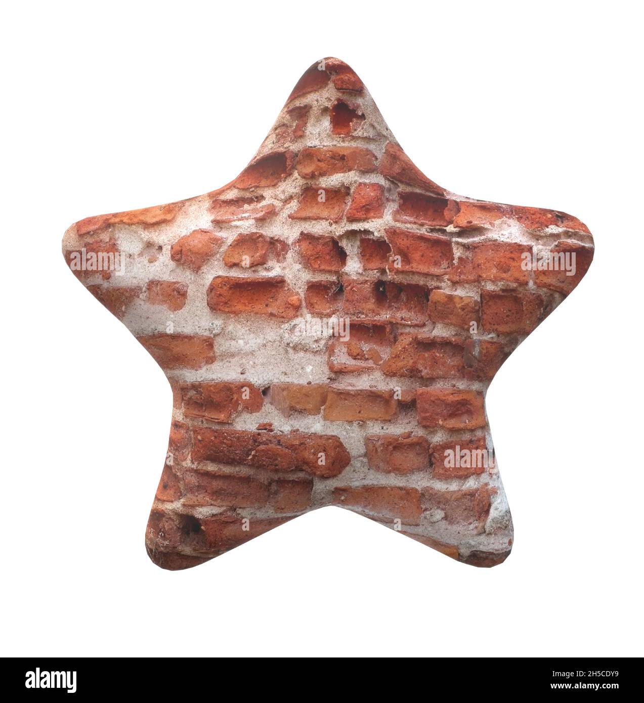 Star Shape Decoration in Brick Pattern Stock Vector Image & Art - Alamy