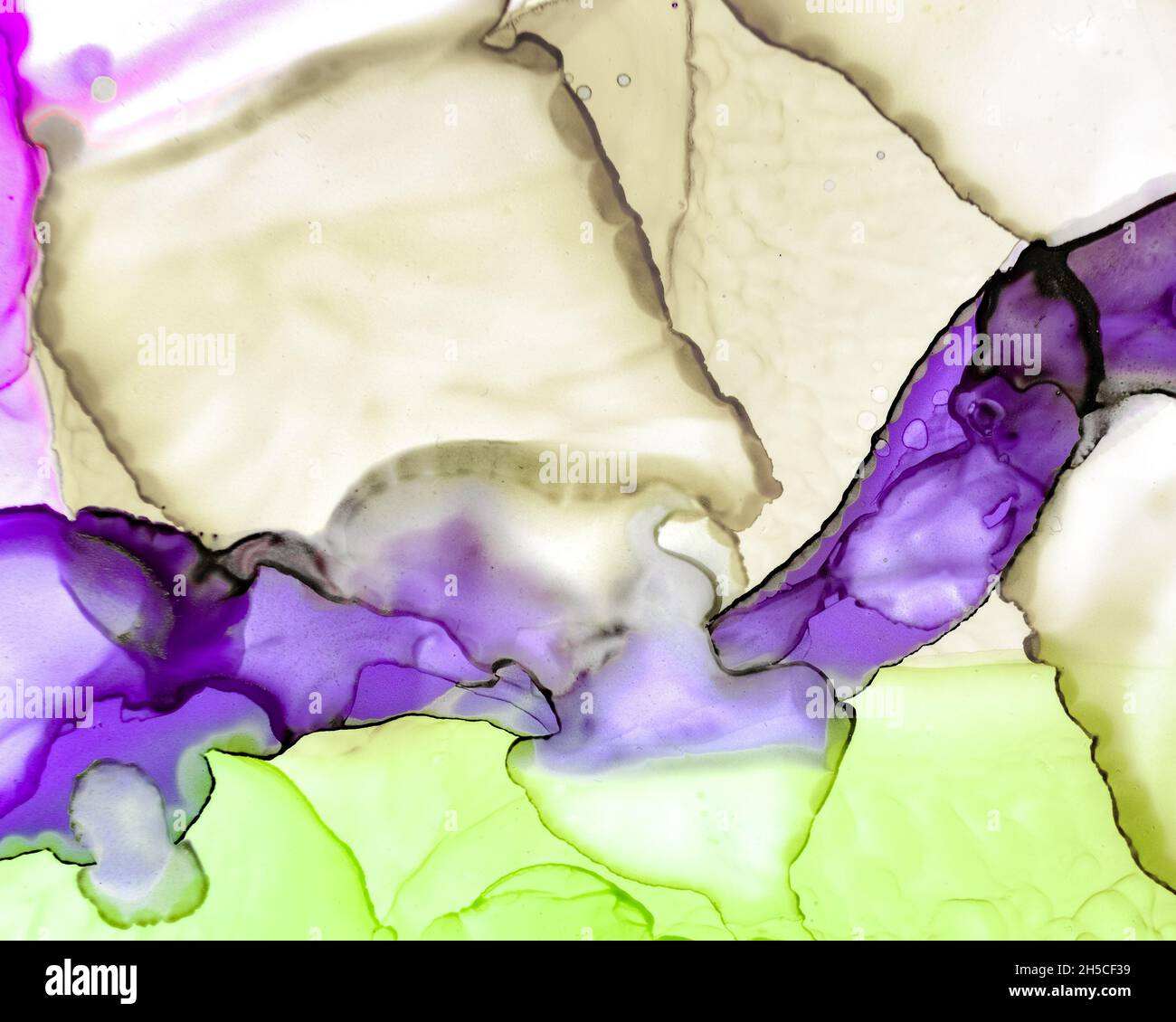 Alcohol ink abstract wash background hi-res stock photography and ...