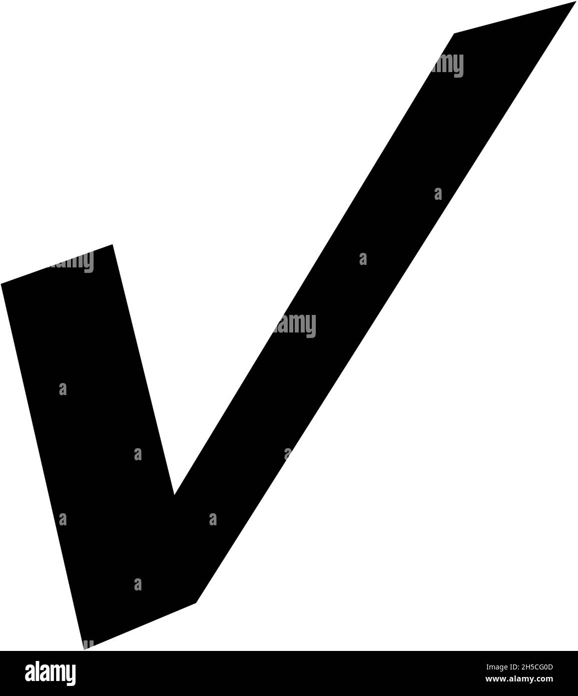 checkmark or confirm icon button. Checkmark icon, vector on white ...