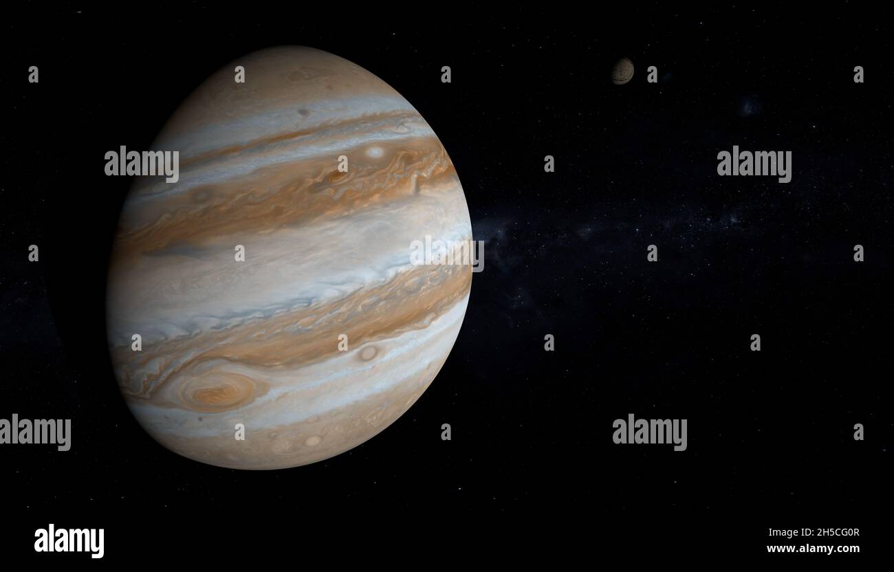 Planet Jupiter. Space exploration. Elements of this image furnished by ...
