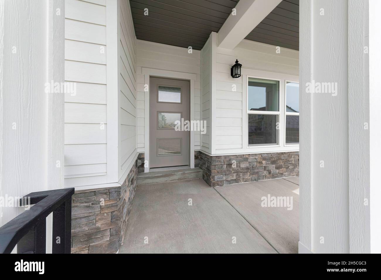 Exterior Stone And Vinyl