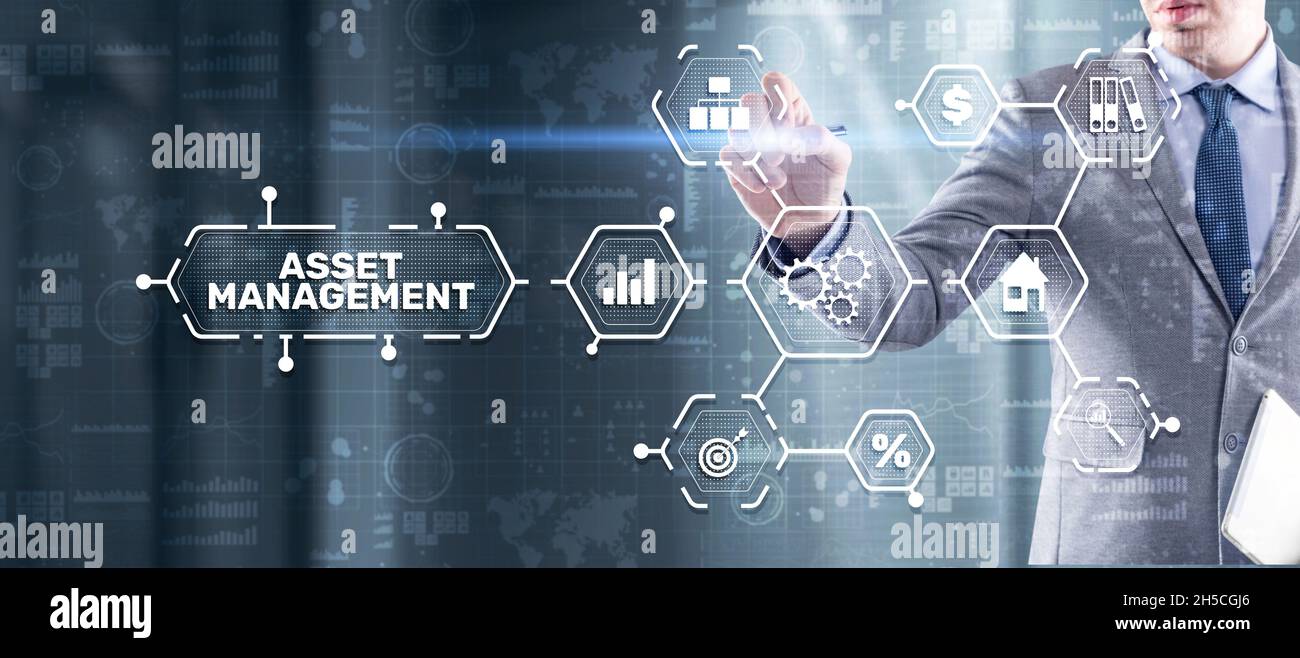 Asset Management. Financial real estate management concept Stock Photo ...