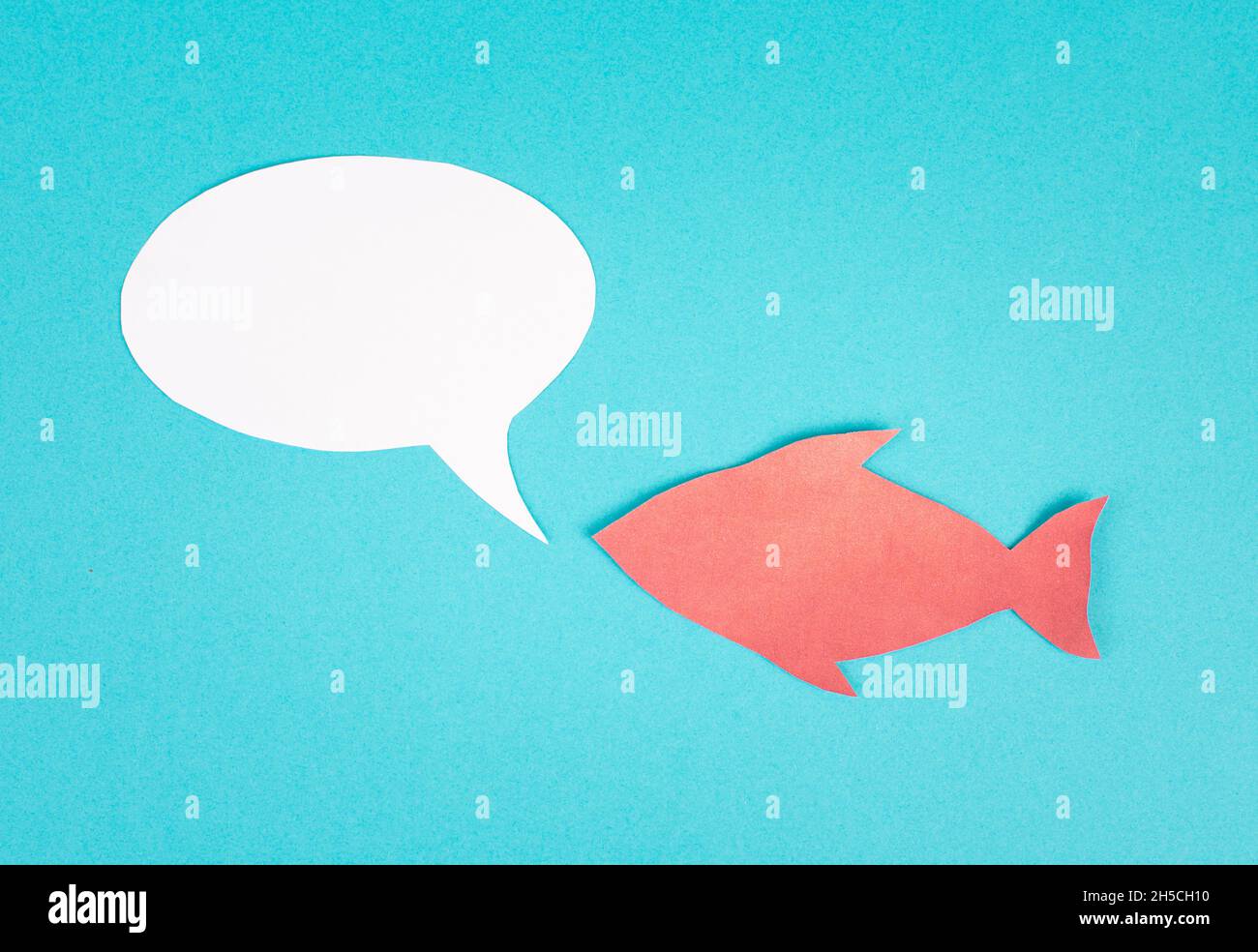 Cartoon fish bubble hi-res stock photography and images - Alamy