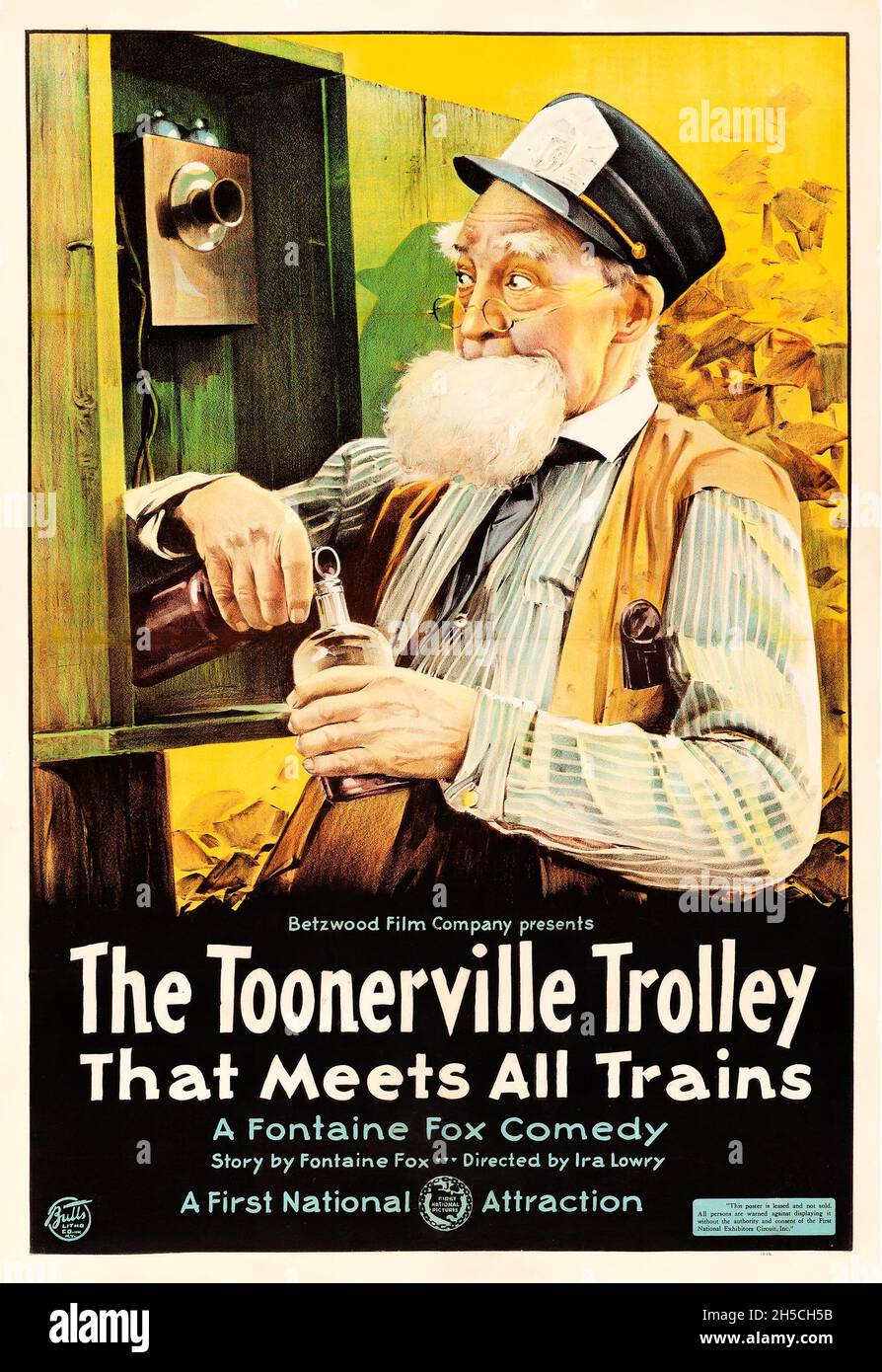The toonerville trolley that meets all trains hi-res stock photography ...