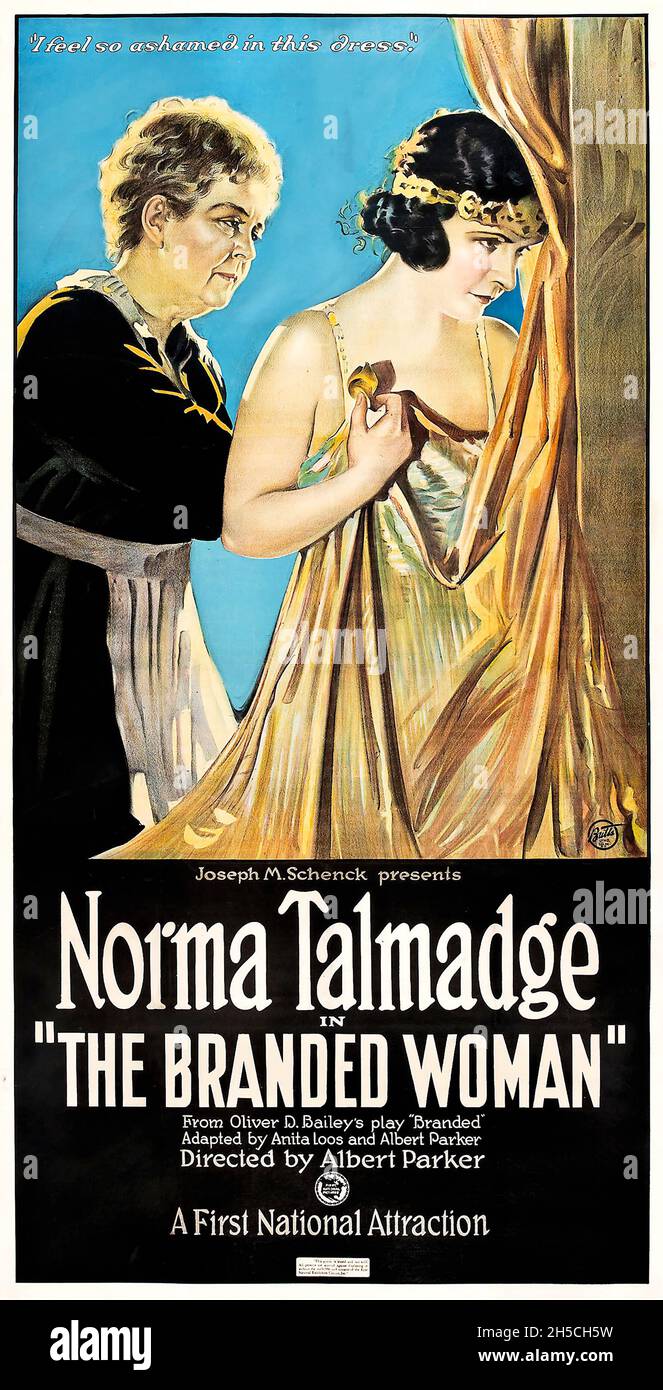 Vintage movie poster: The Branded Woman is a 1920 American silent film ...