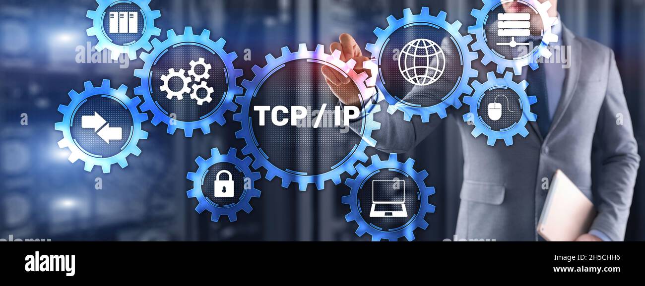 Tcp ip networking. Transmission Control Protocol 2021 Stock Photo - Alamy
