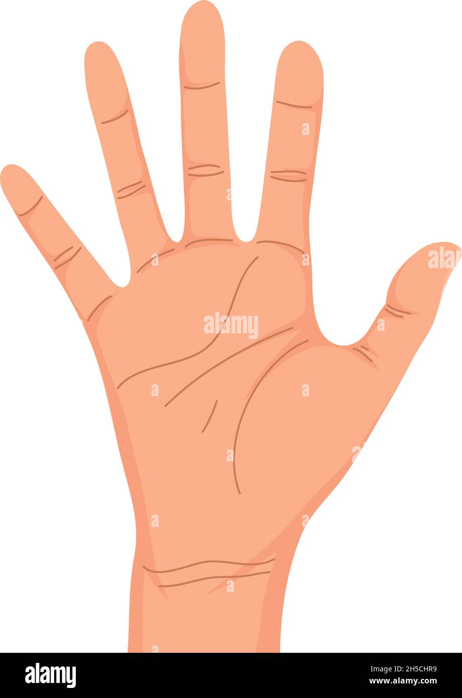 great hand icon over white Stock Vector Image & Art - Alamy