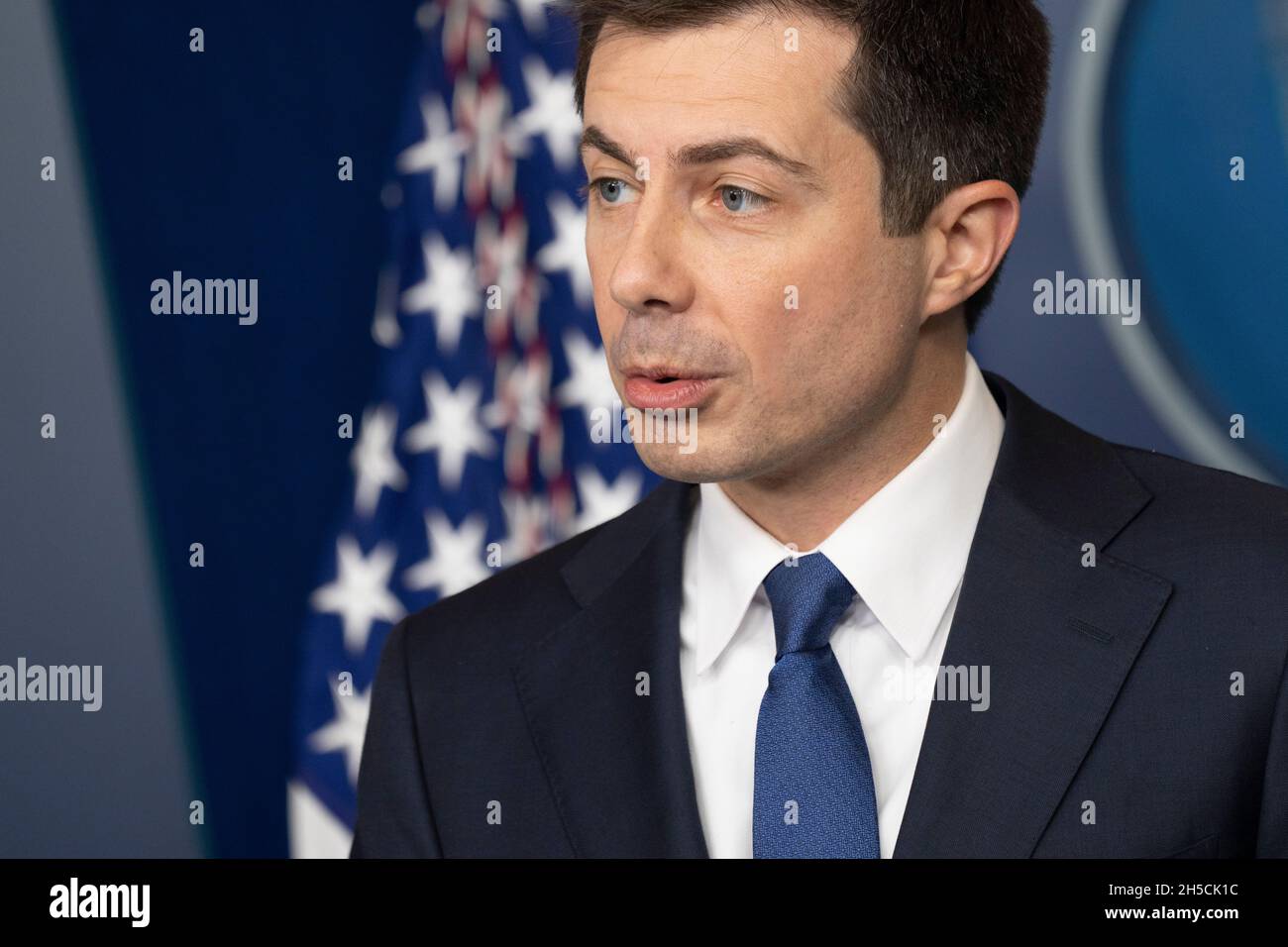 United States Secretary of Transportation Pete Buttigieg participates ...