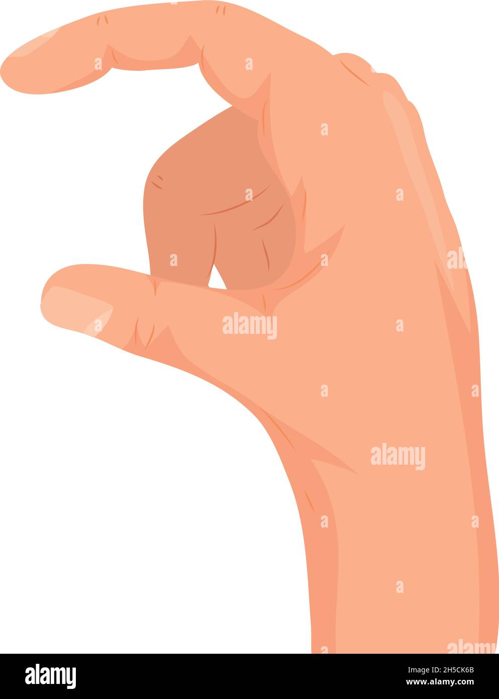 great hand design over white Stock Vector Image & Art - Alamy