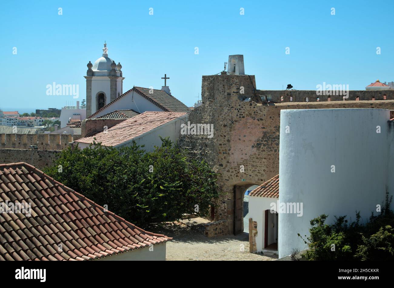 Castle of Sines scene. Sines, Alentejo, Portugal Stock Photo - Alamy