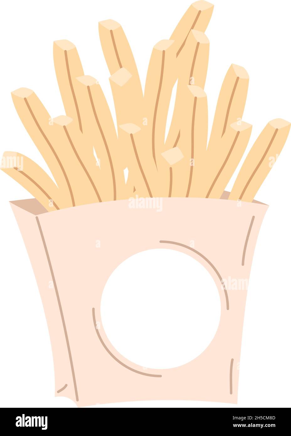 great french fries over white Stock Vector Image & Art - Alamy