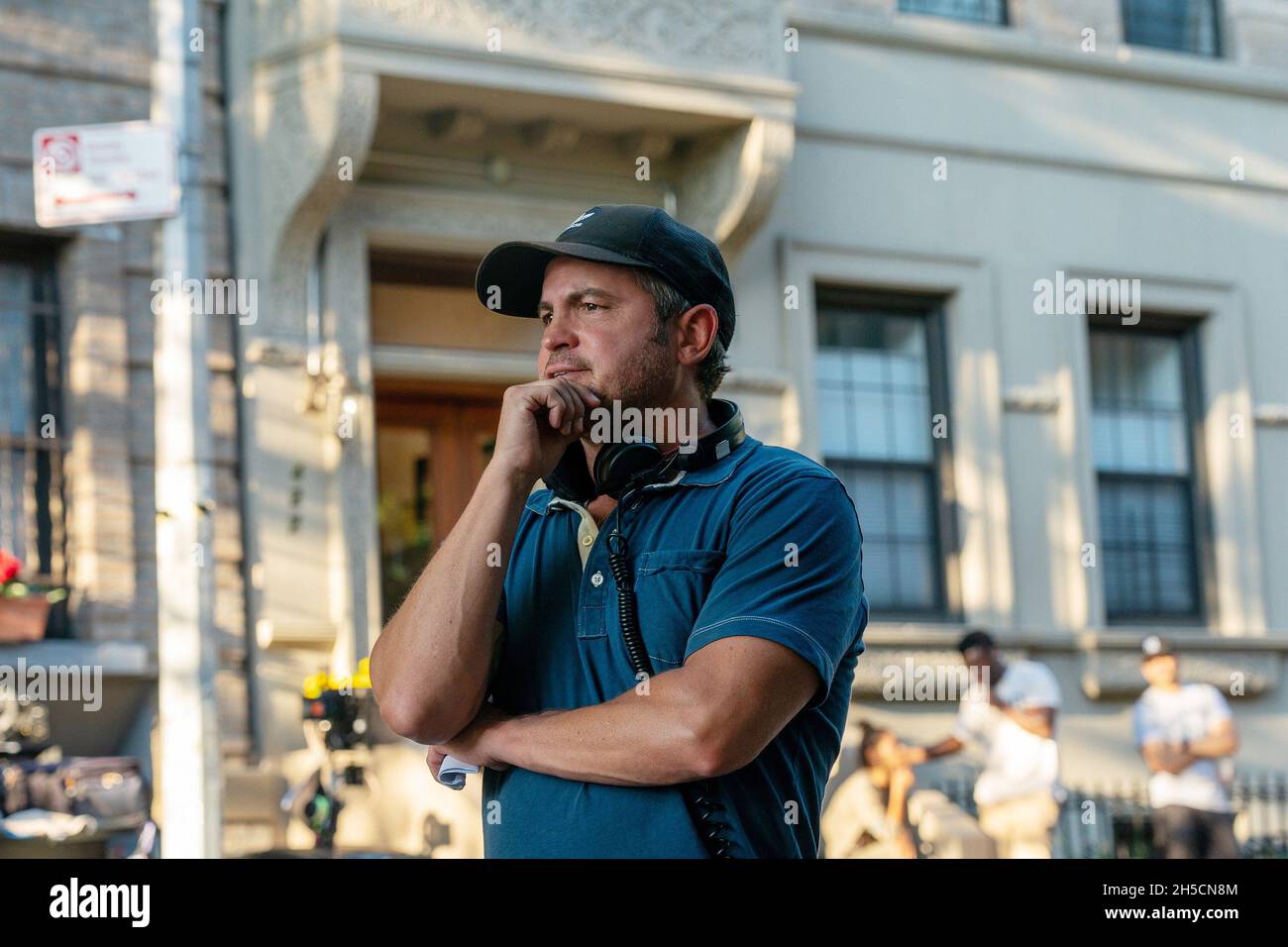 CLIFFORD THE BIG RED DOG, director Walt Becker, on set, 2021. ph: K.C ...