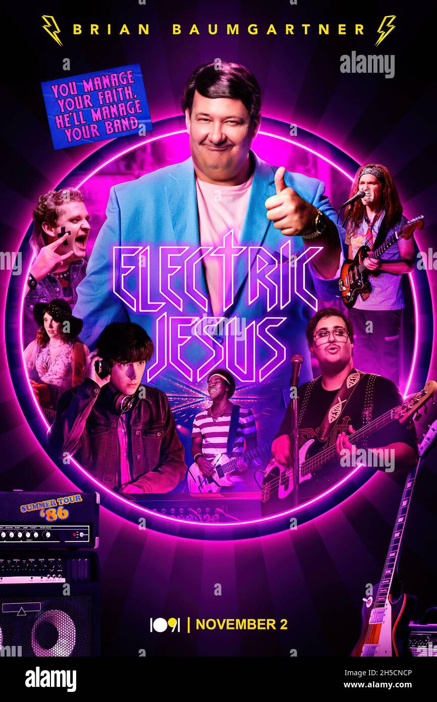 ELECTRIC JESUS, poster, clockwise from top: Brian Baumgartner, Wyatt ...