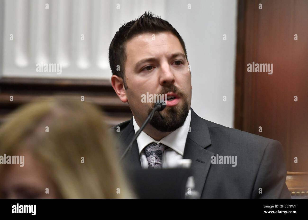 Kenosha, Wisconsin, USA. 8th Nov, 2021. Kenosha Police Department ...