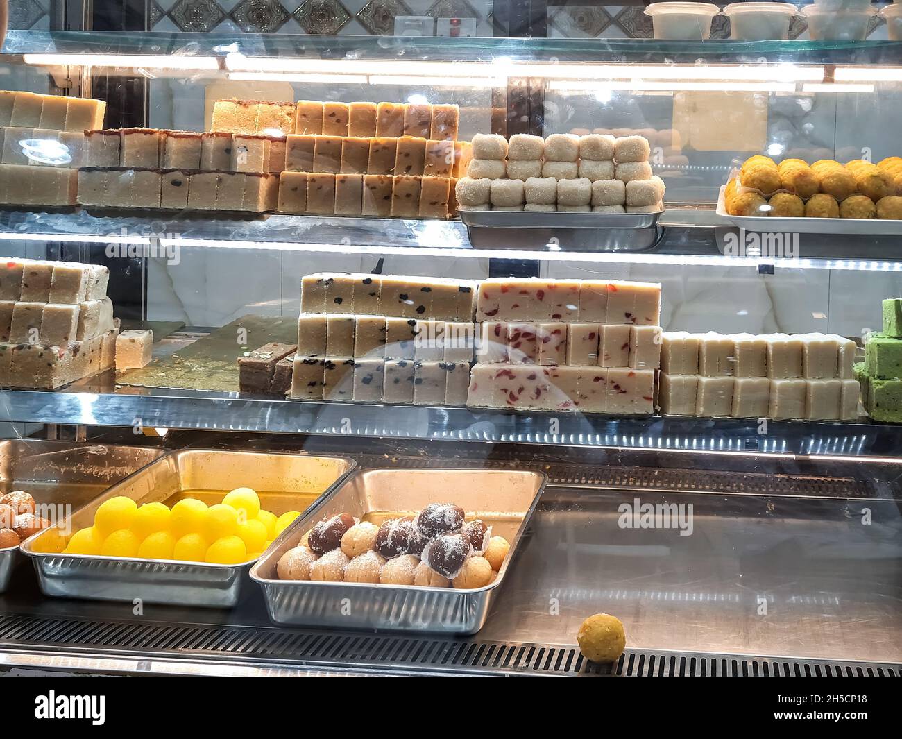 Closeup indian sweets assortment hi-res stock photography and images ...