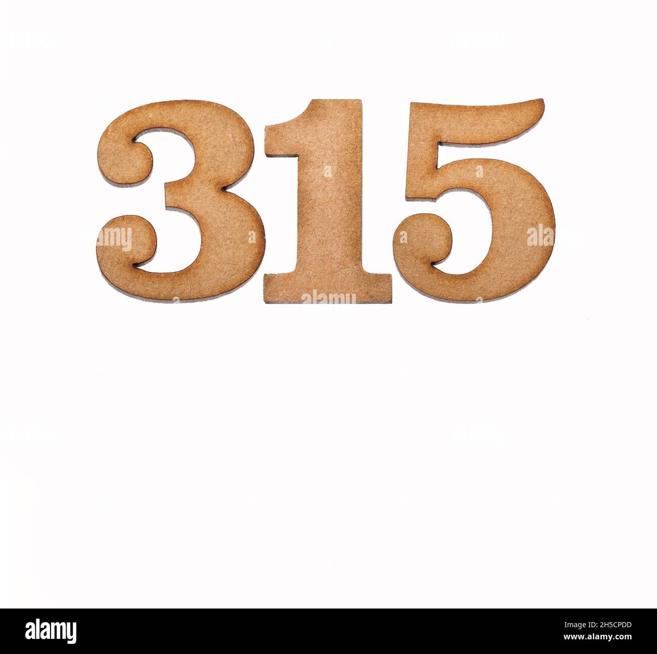 Number 315 Cut Out Stock Images & Pictures - Alamy
