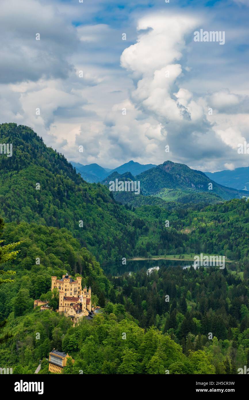 Neuschwanstein castle and lake alpsee hi-res stock photography and ...