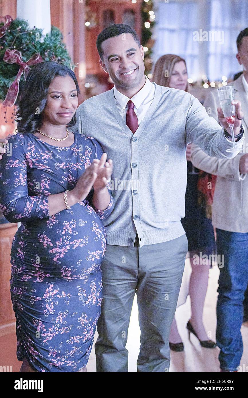 A CHRISTMAS TREASURE, from left: Heather-Claire Nortey, Nathan Witte ...