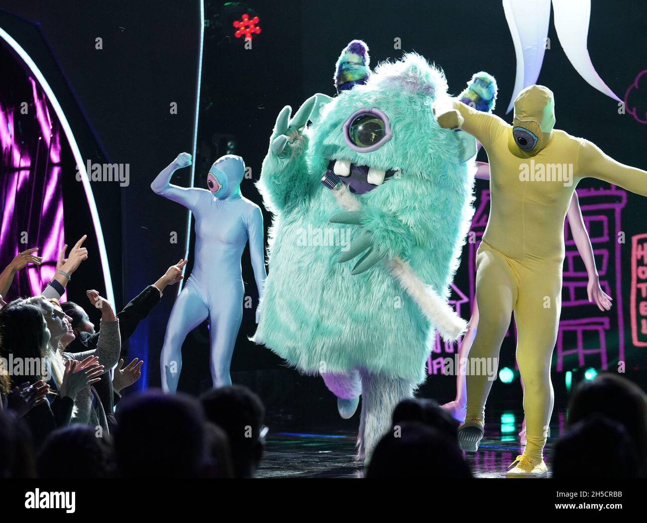 THE MASKED SINGER, center: Monster, 'All-Time Countdown', (Season 6, ep ...