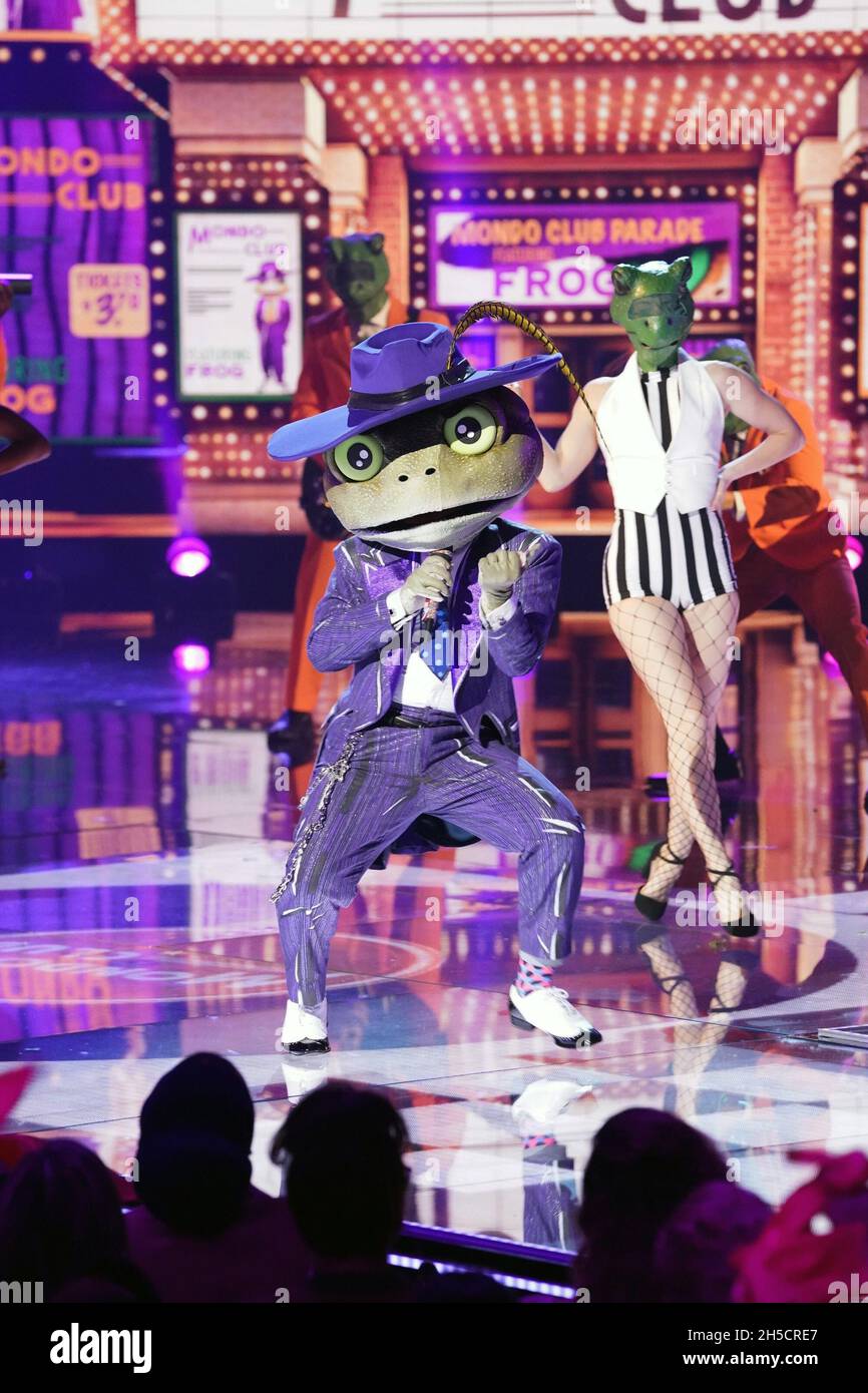 THE MASKED SINGER, center: the Frog, 'All-Time Countdown', (Season 6 ...