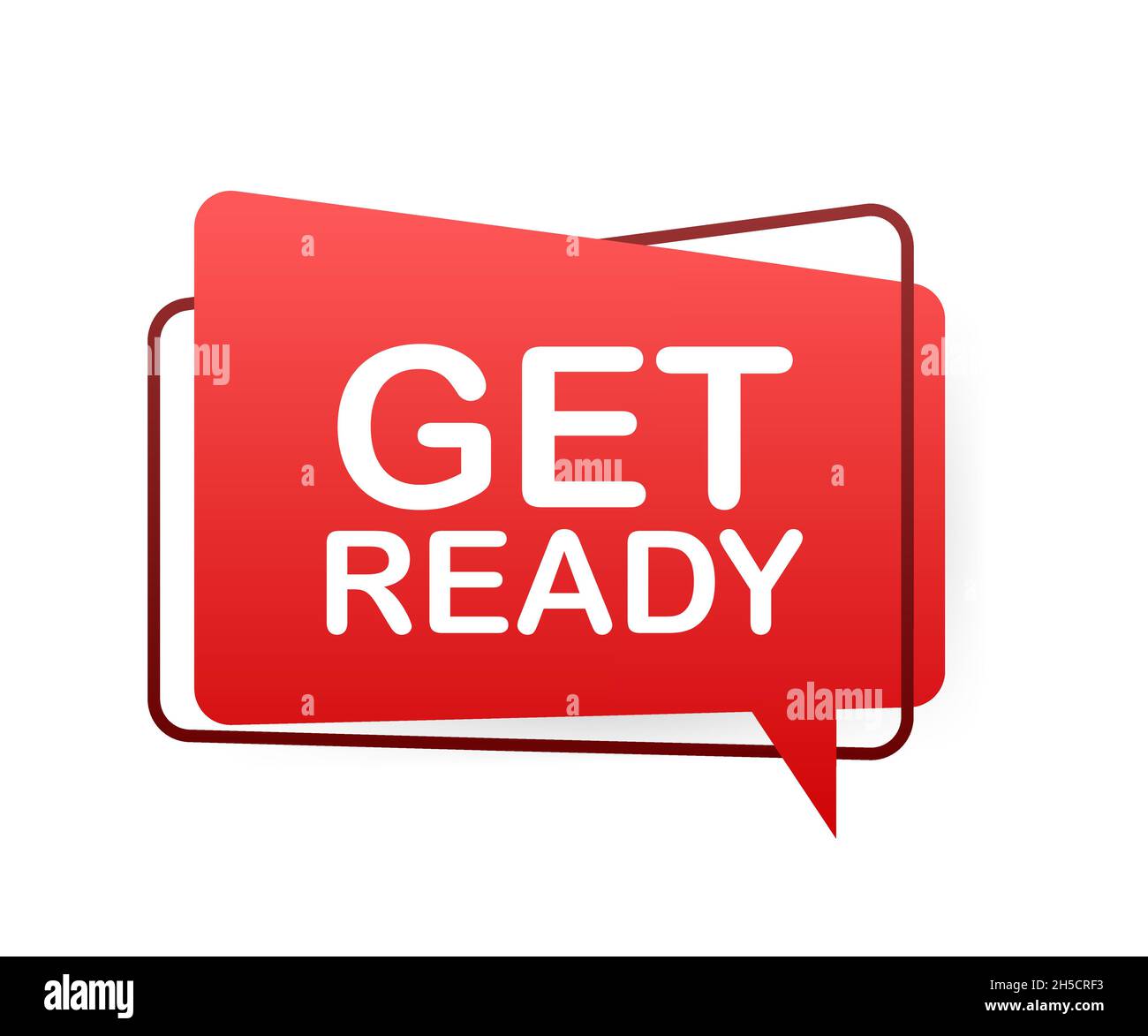 Megaphone ready banner web design hi-res stock photography and images ...