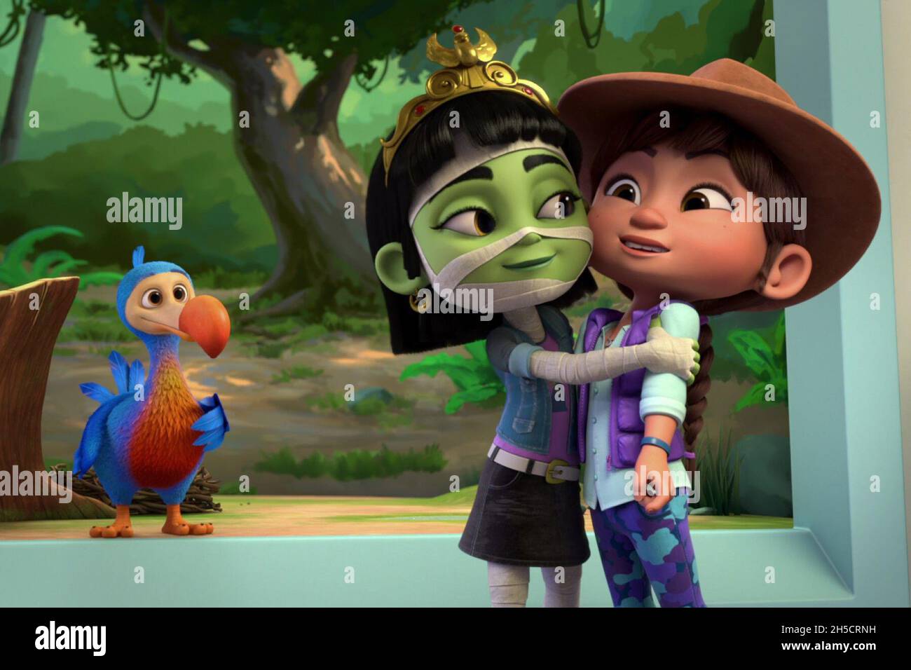 RIDLEY JONES, from left: Dudley (voice: David Errigo Jr.), Ismat (voice ...