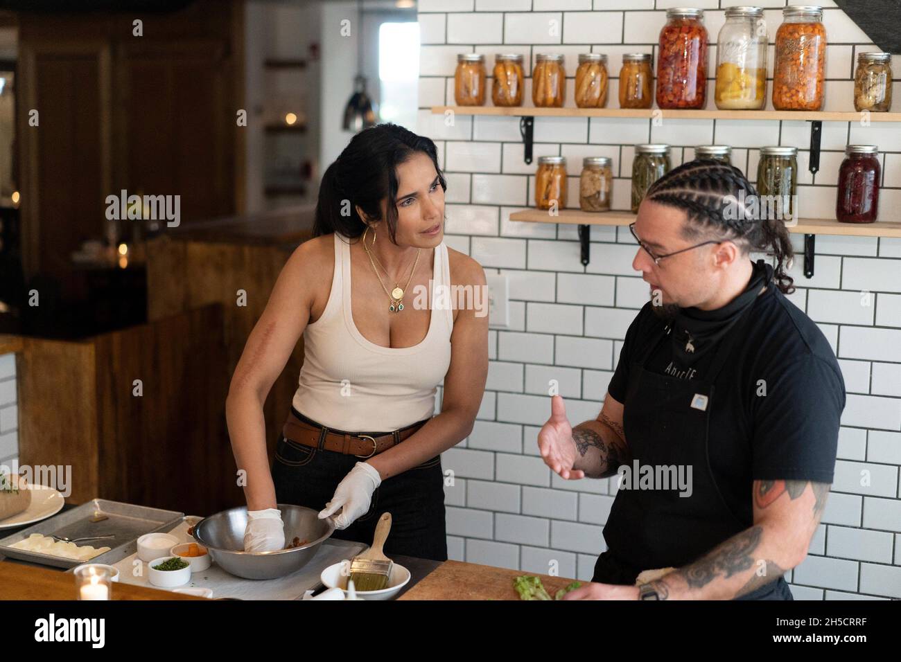 TASTE THE NATION WITH PADMA LAKSHMI, from left: host Padma Lakshmi ...