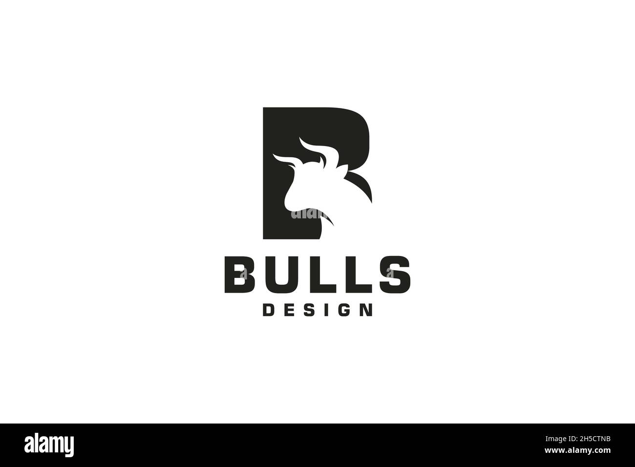 Letter B logo, Bull logo,head bull logo, monogram Logo Design Template ...