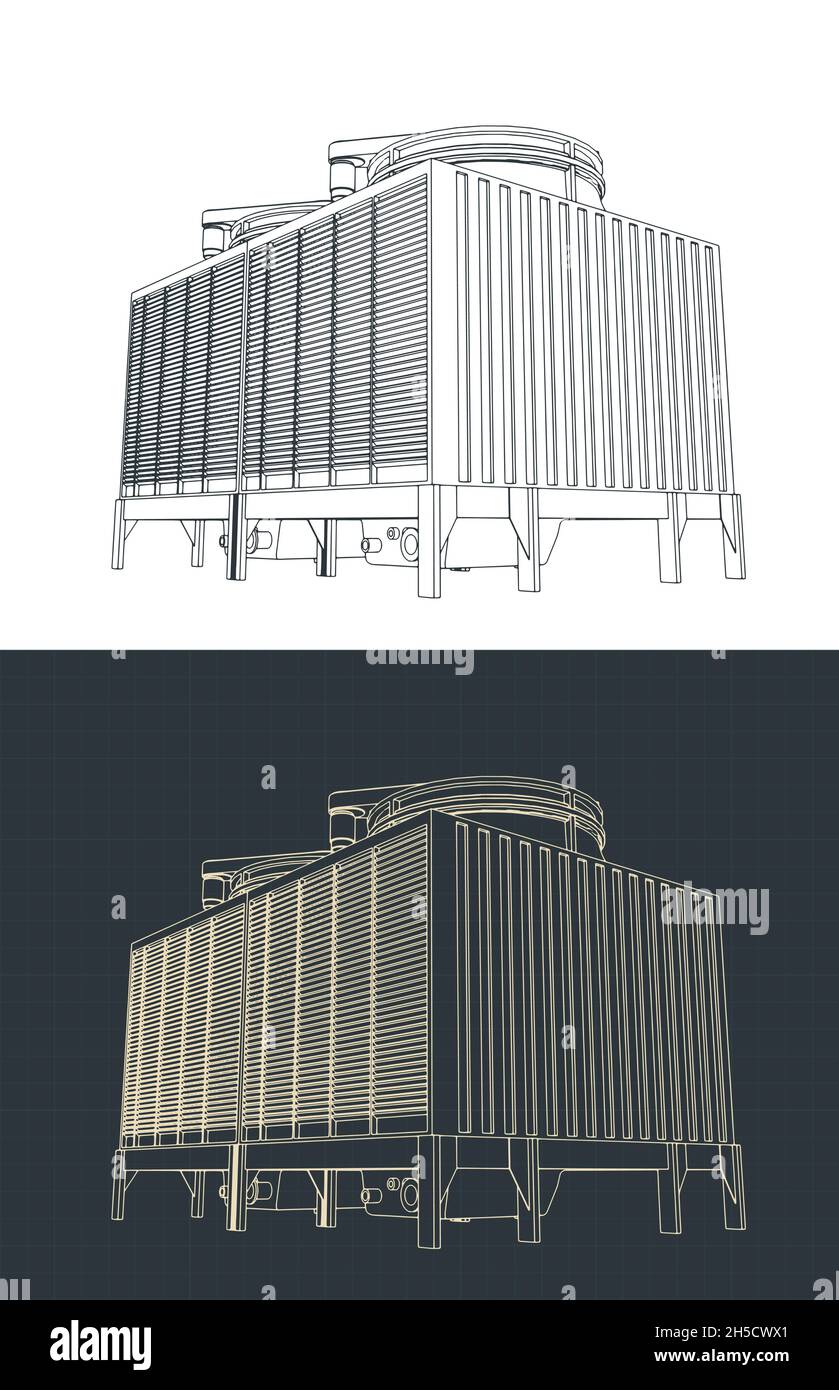 Ventilation tower Stock Vector Images - Alamy