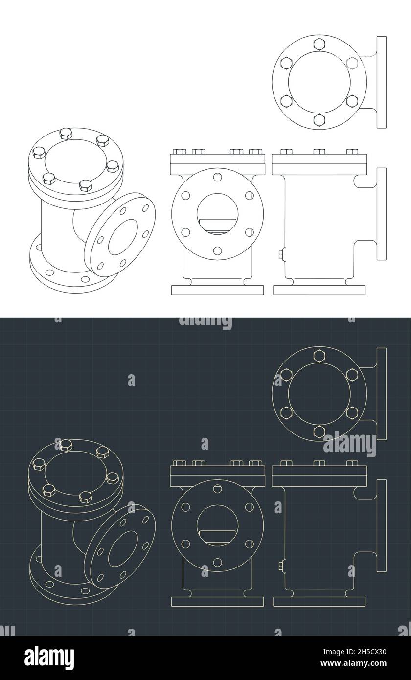 Non return valve Stock Vector Images - Alamy