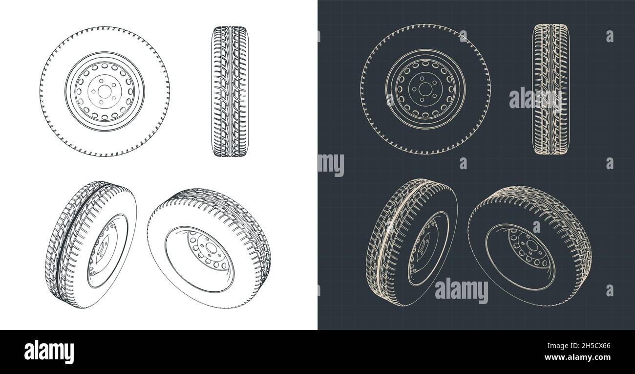Wheel rims Stock Vector Images - Alamy