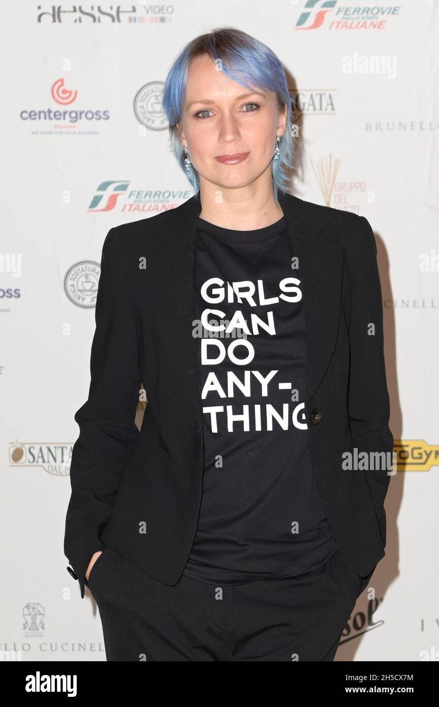 Rome, Italy. 08th Nov, 2021. Elena Bourika attends the red carpet of ...
