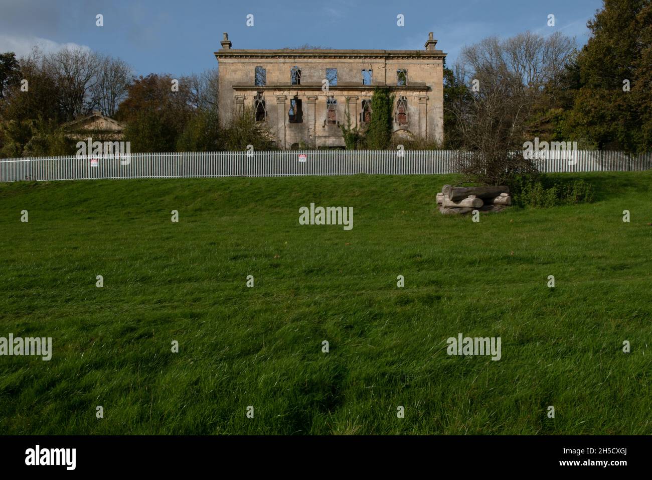 The ruin of Piercefield House, Mommouthshire, Wales, UK Stock Photo - Alamy