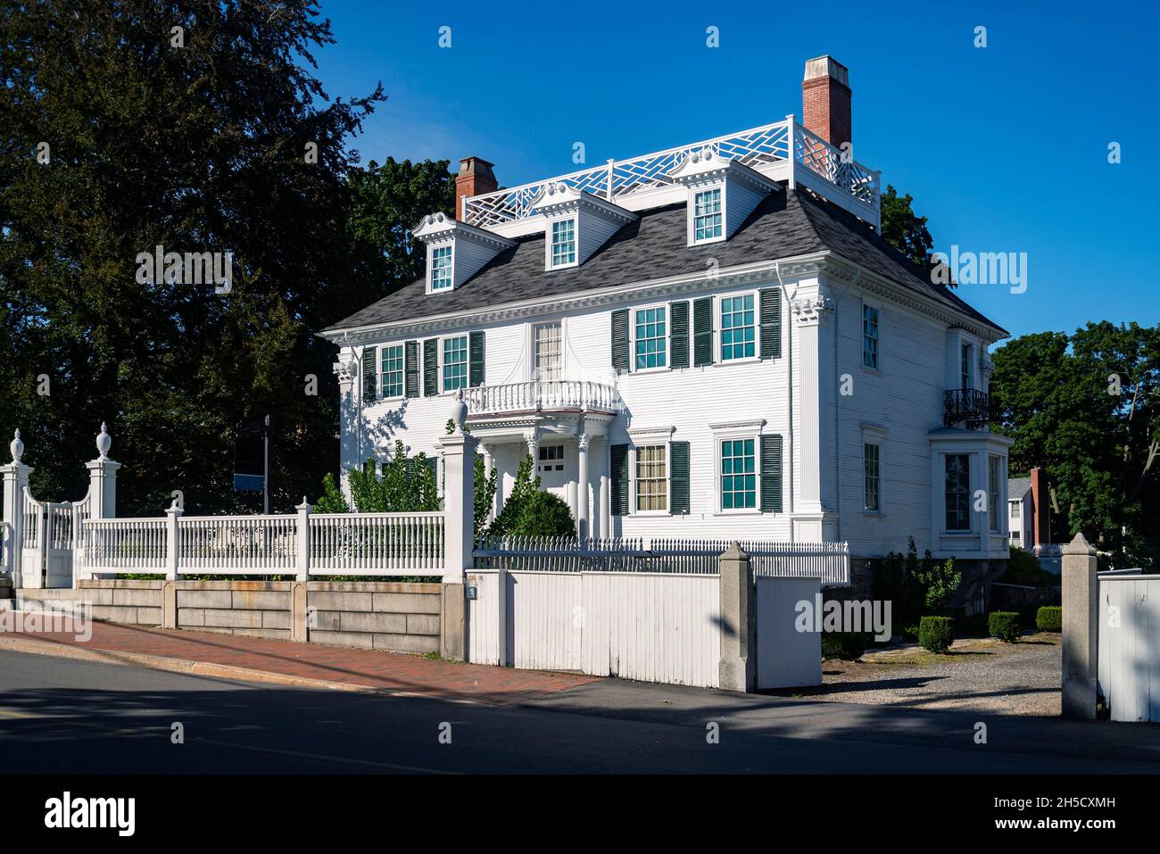 Historic home Of Governor Langdon in Portsmouth, New Hampshire Stock ...