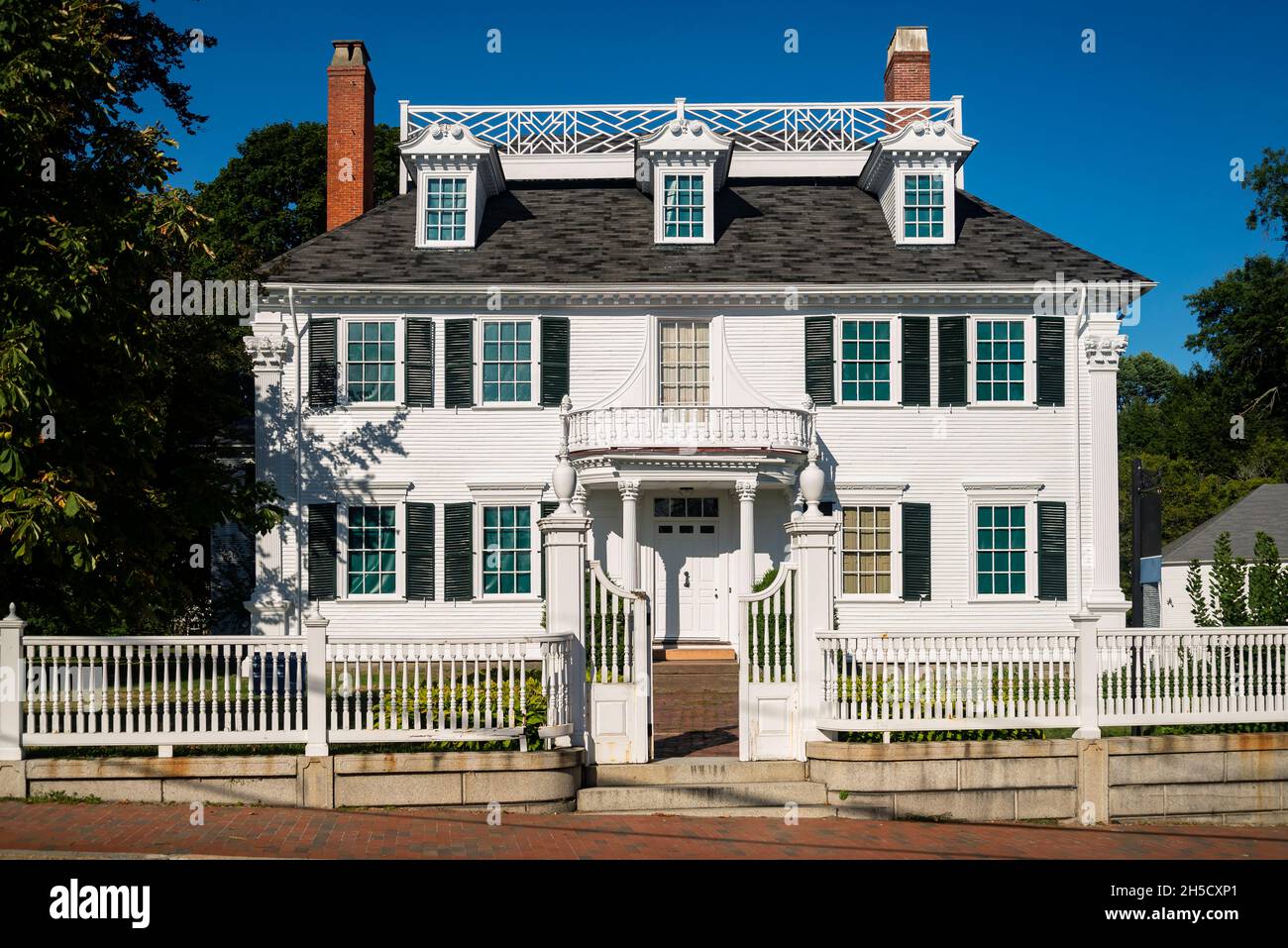 Historic home Of Governor Langdon in Portsmouth, New Hampshire Stock ...