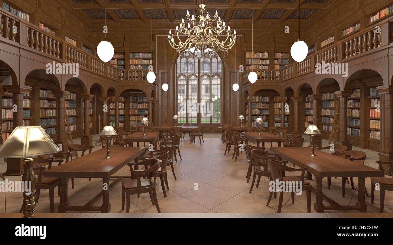 Victorian library hi-res stock photography and images - Alamy