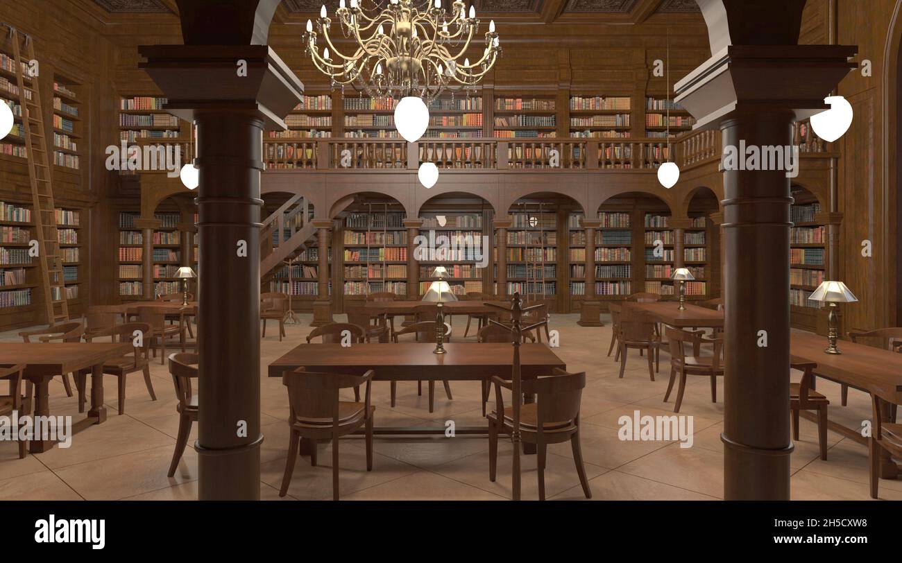 Victorian Library Room