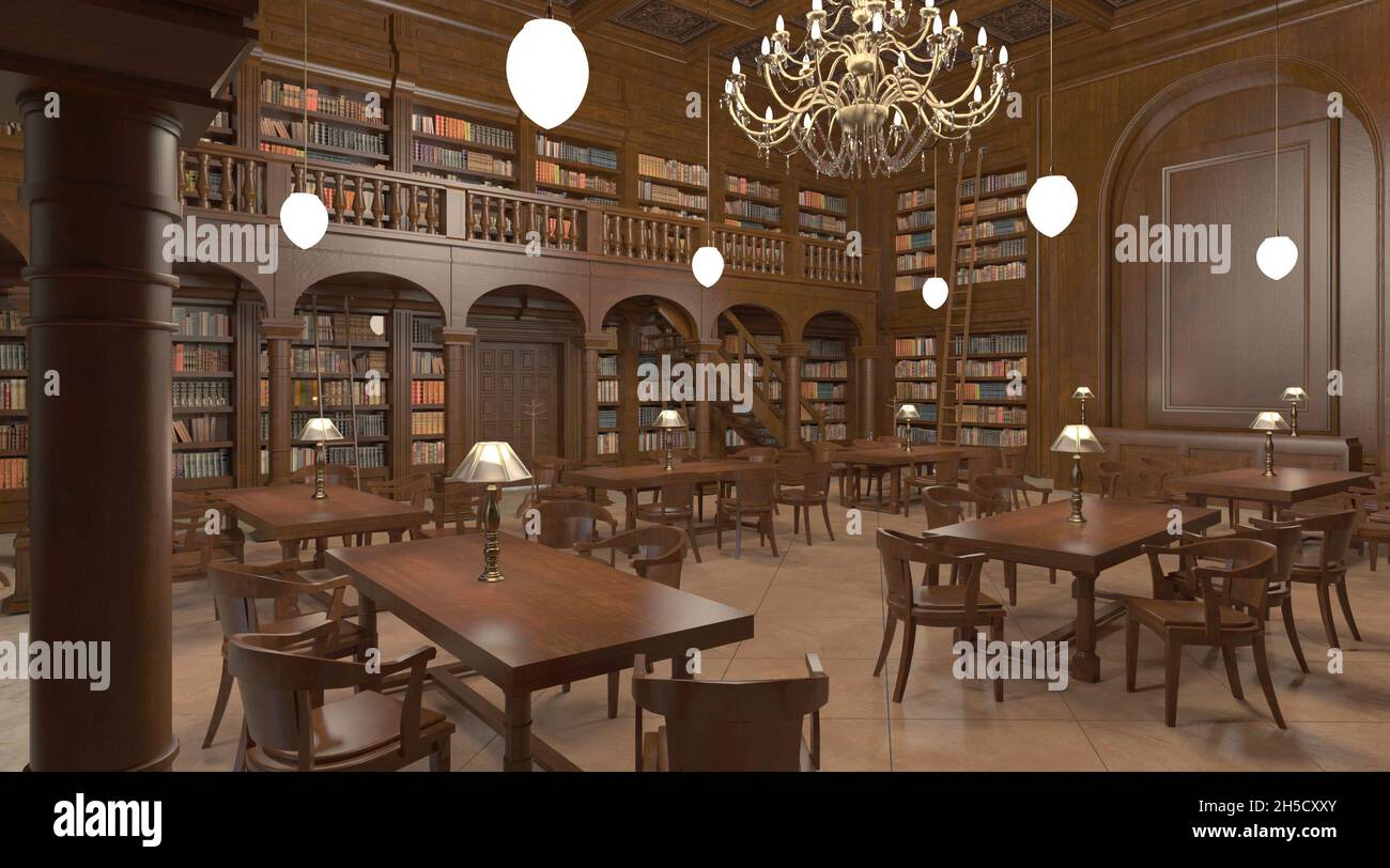 Victorian library hi-res stock photography and images - Alamy